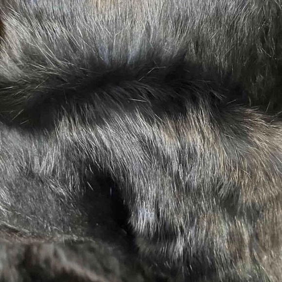 Bryant Park | Jackets & Coats | Bryant Park Black Rabbit Fur Coat Wgof ...